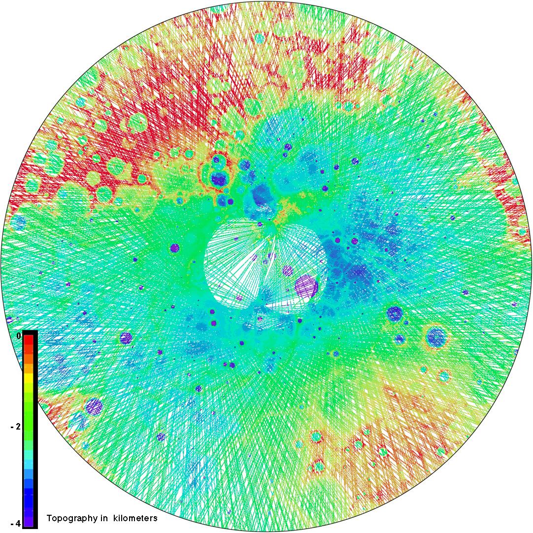 Hermeology: Topographical Map of Mercury's Northern Polar Region