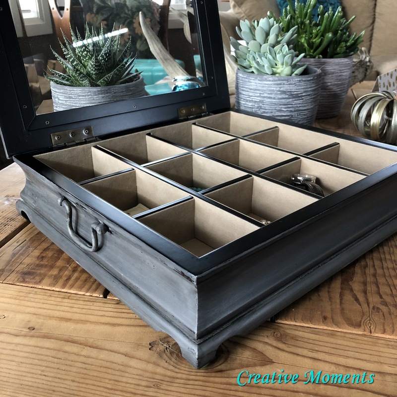 Bombay Keepsake Box in Shades of Grey