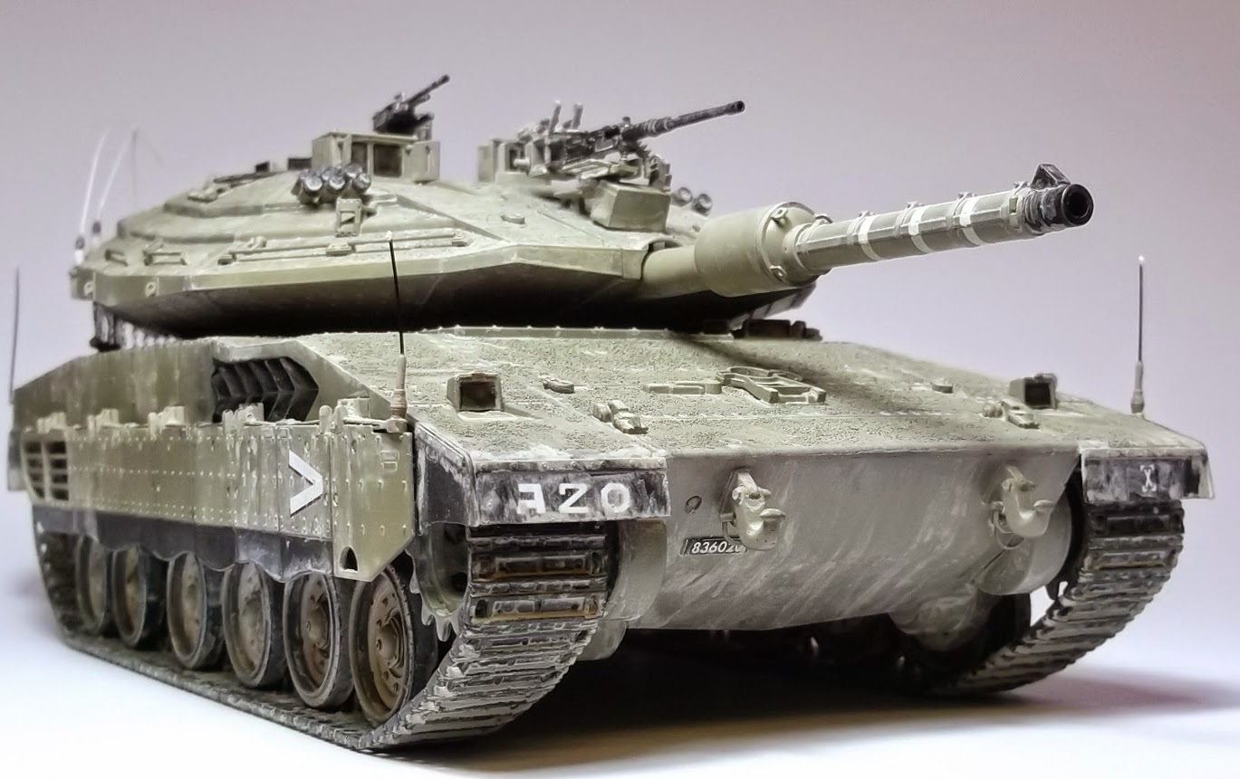 meditations on a hobby: Academy Merkava Mk. IV 1/35, build and paint ...