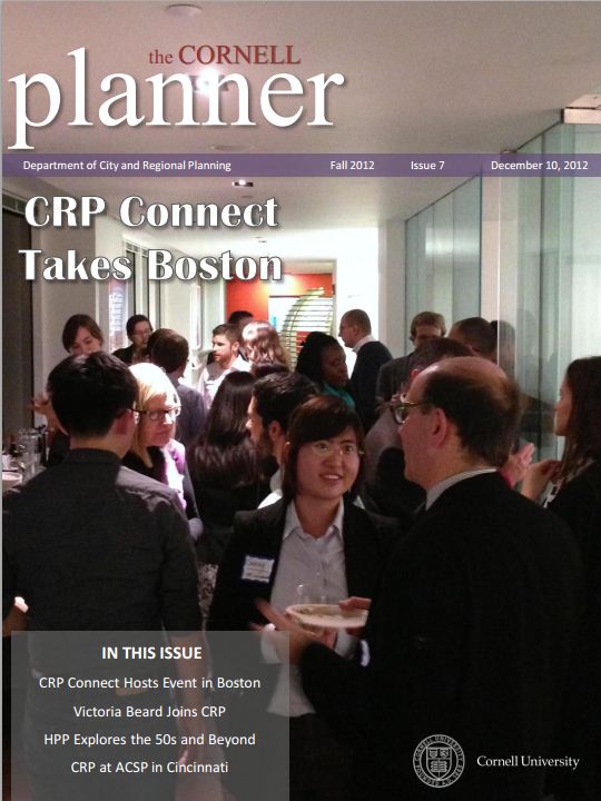 The Cornell Planner – Spring 2013 – Issue 1 – City and Regional ...