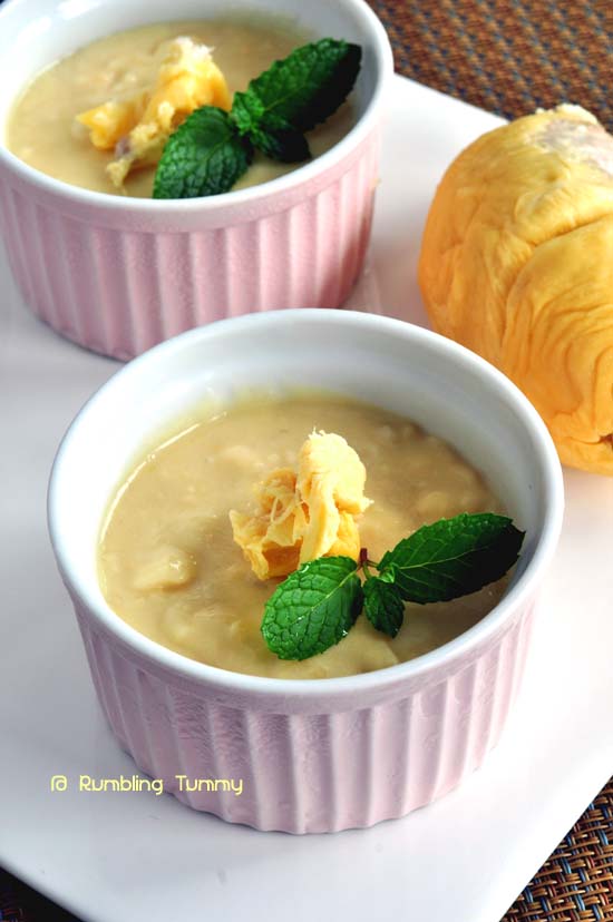 Rumbling Tummy: Durian Pudding