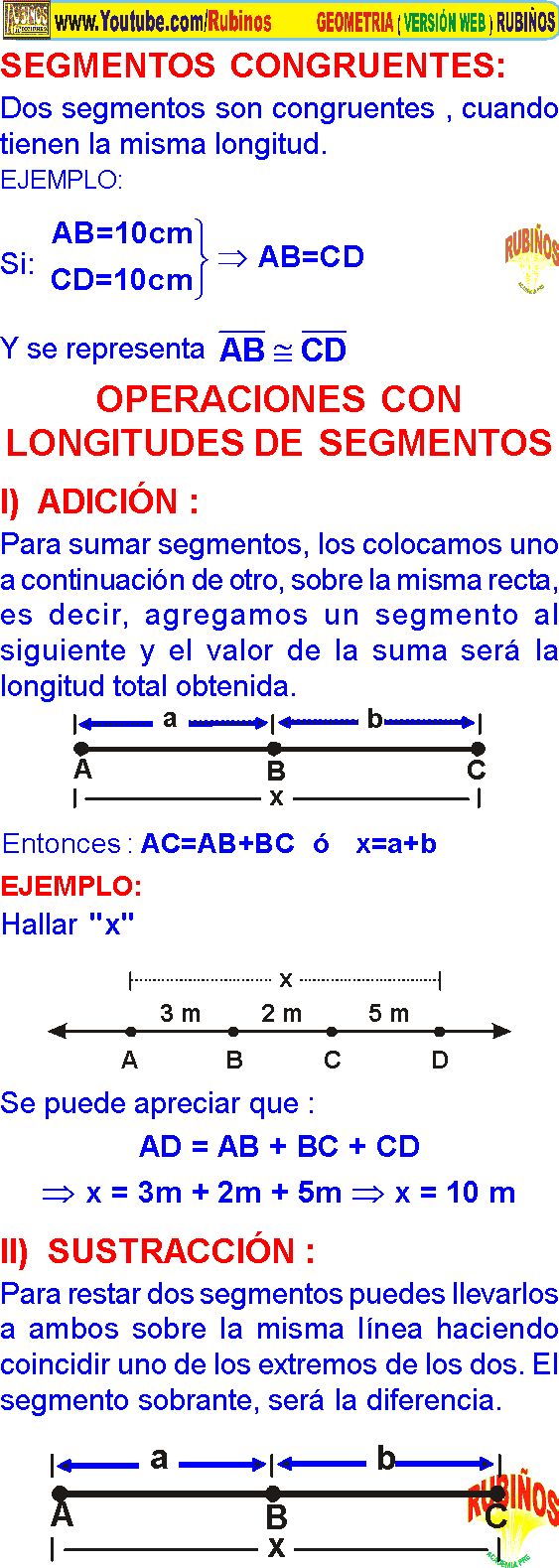 OPERACIONES CON SEGMENTOS EJERCICIOS RESUELTOS DE SECUNDARIA O MEDIA PDF