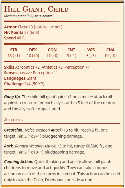 The Ineffable Lure of Magic: Giants in the playground (5e)