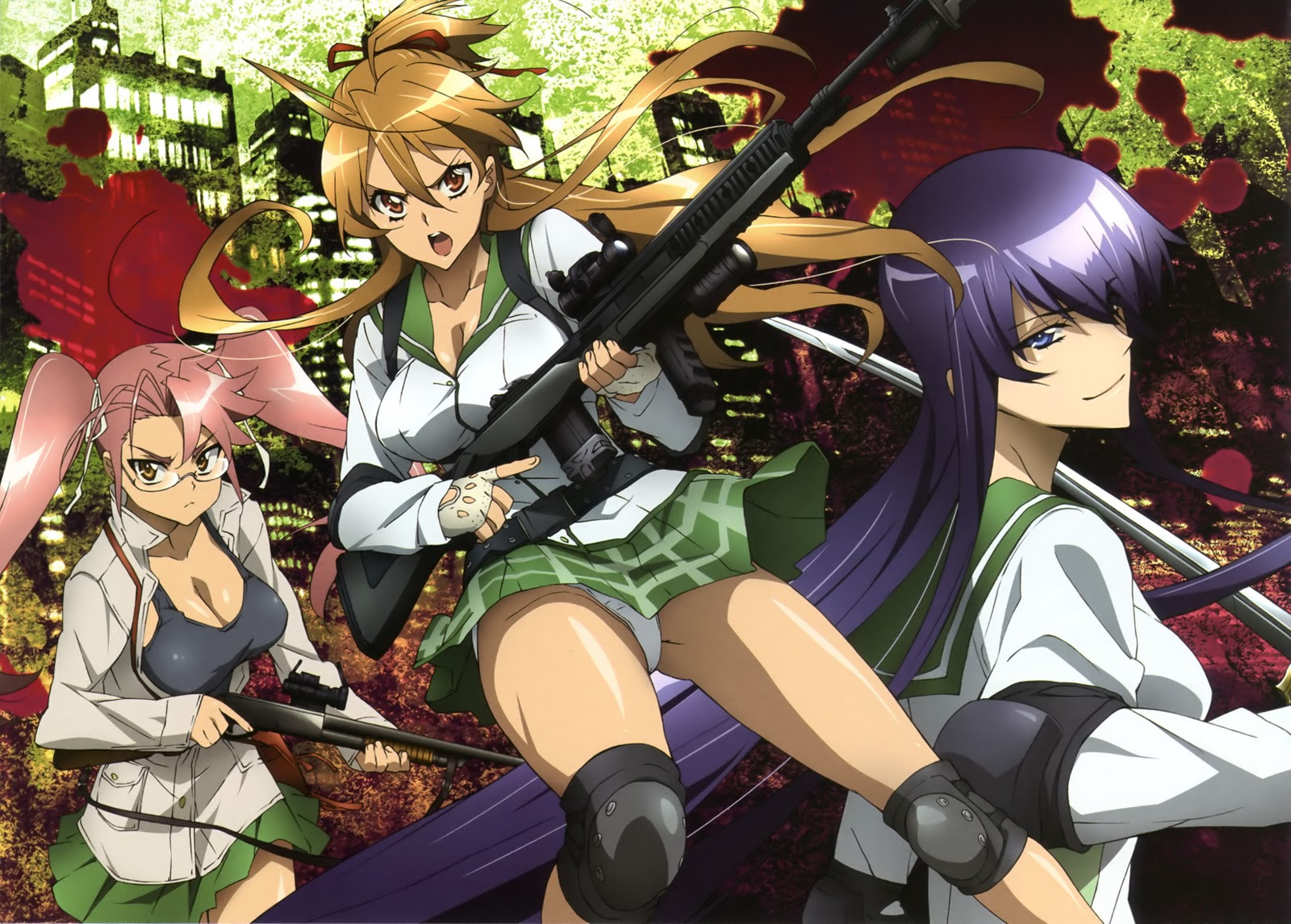 blackmoon studio: galeria de imagens highschool of the dead