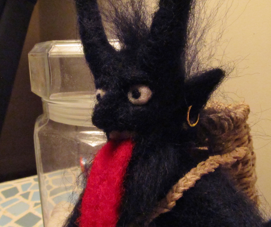 SubRosa-RosaMundi: Needle Felted Krampus