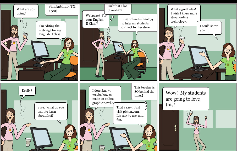 When Technology Meets Education: Release Students' Creativity with Pixton