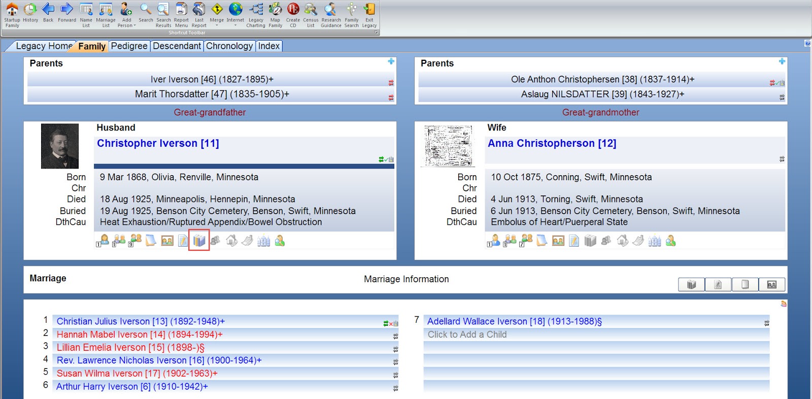 Jana's Genealogy and Family History Blog: Legacy Family Tree ...