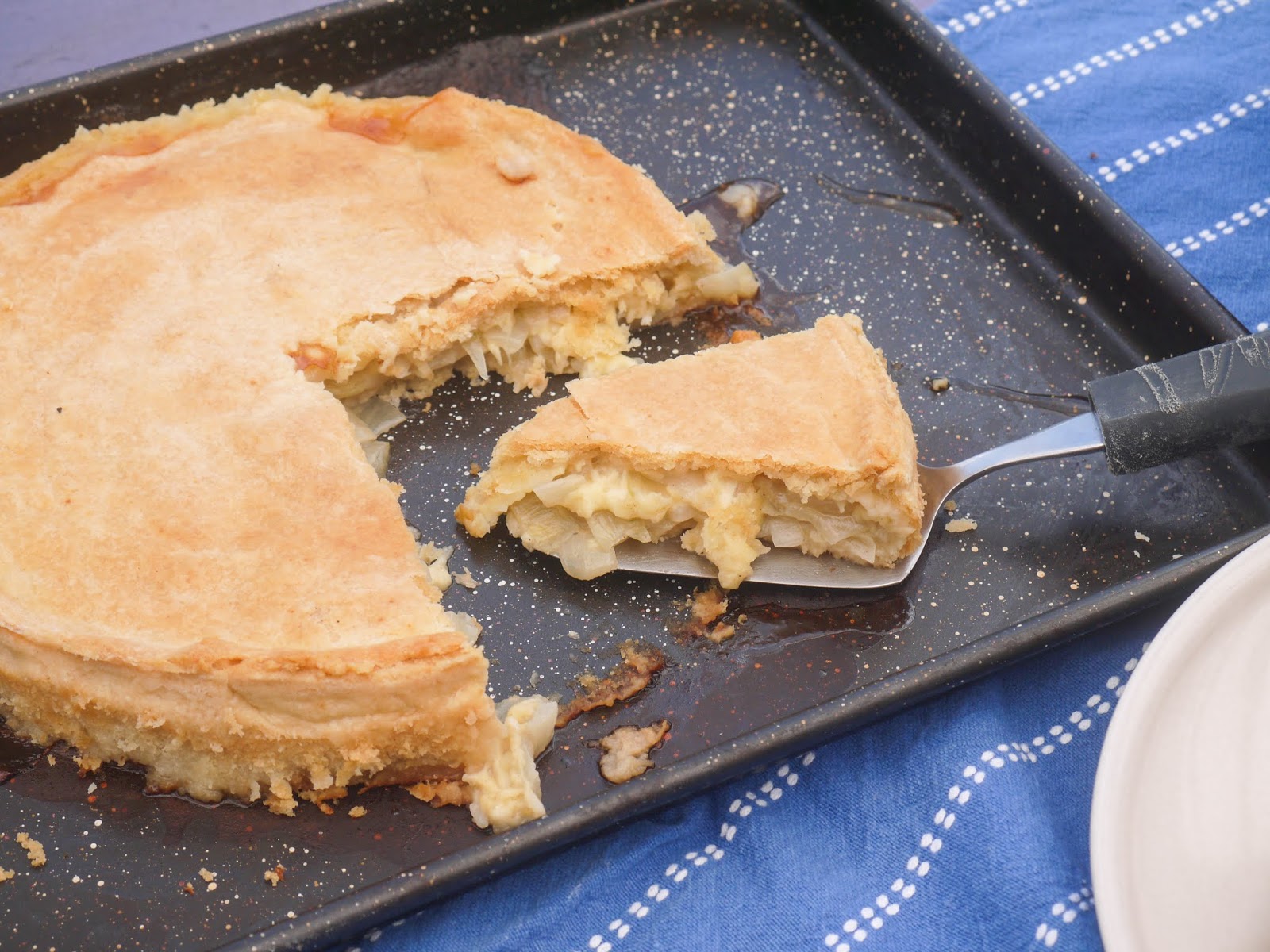 This Muslim Girl Bakes: Cheese and Onion Pie.
