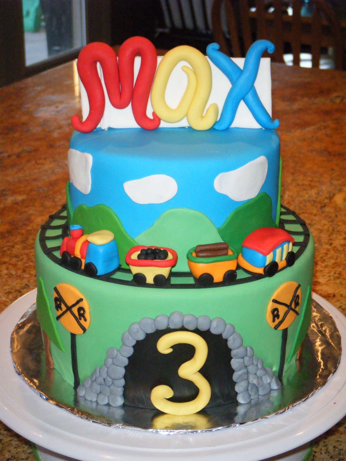 Cassy's Cakes: Train Cake!