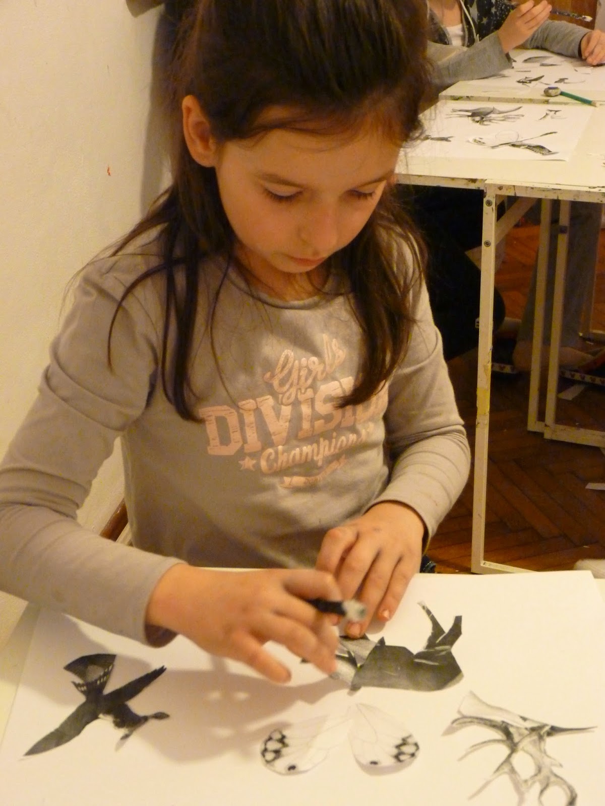 copii creativi: Animale fantastice. Colaj.