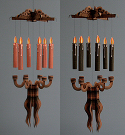 The Floating Candelabra Papercraft | Paperized Crafts