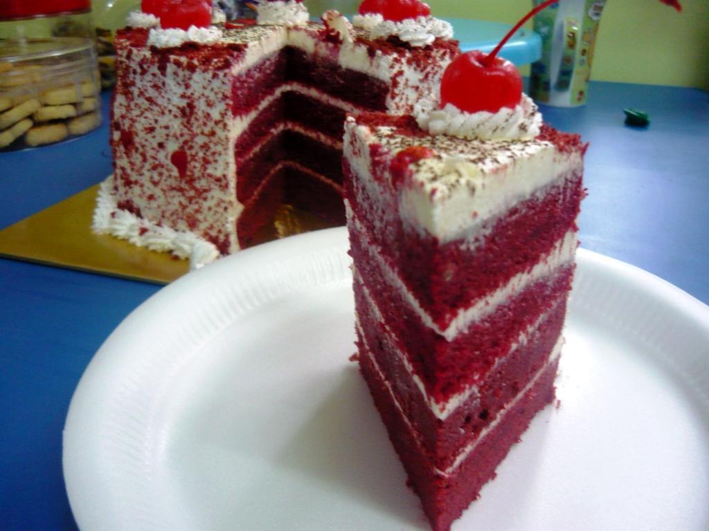 red velvet cake @ kek baldu merah