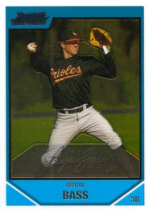 Orioles Card "O" the Day: Bryan Bass, 2007 Bowman Chrome Prospects #BC116