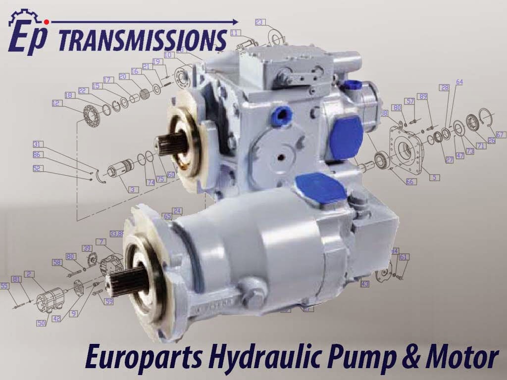 EUROPARTS PV 23 HYDRAULIC MOTOR | CONCRETE MIXER DRIVE
