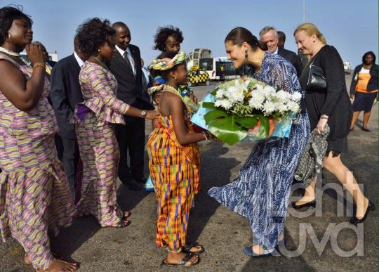 Crown Princess Victoria in Ghana