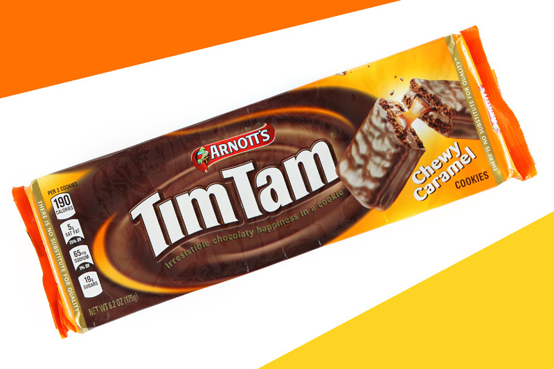 Diary of a Sweets Fiend: #44 - Arnott's Tim Tam (chewy caramel)