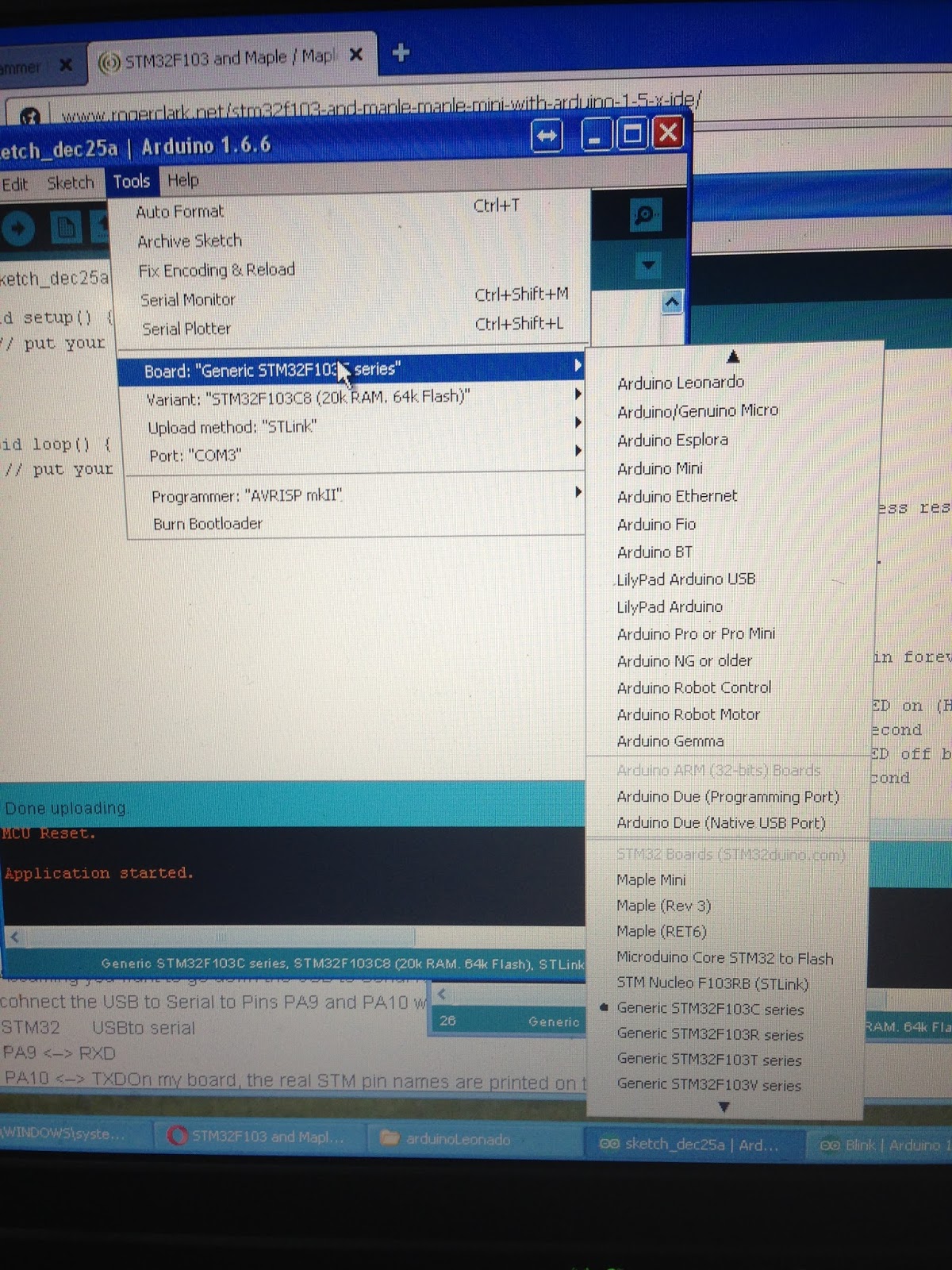 Zero For Robot Stm32f103c เป็น Arm แต่โปรแกรมด้วย Arduino