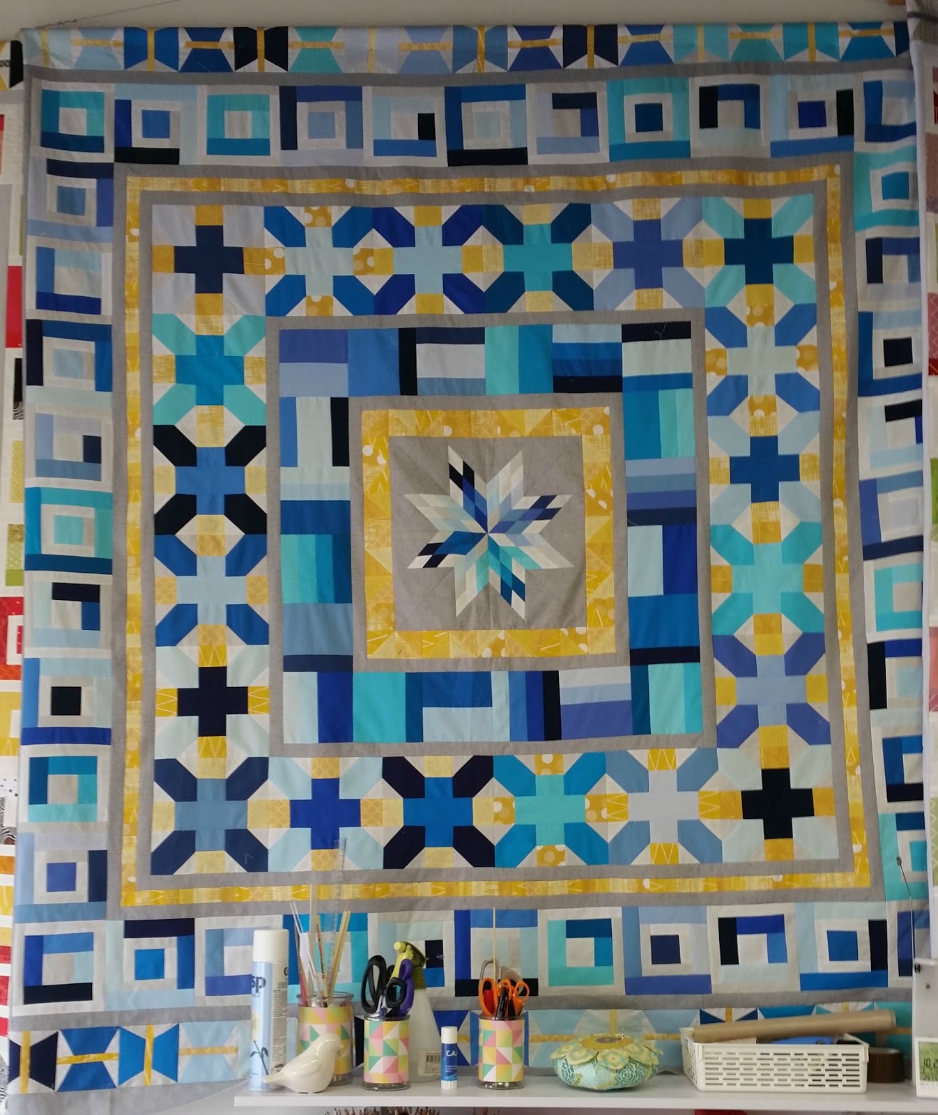 Elven Garden Quilts: Aviatrix Medallion: Student Quilts