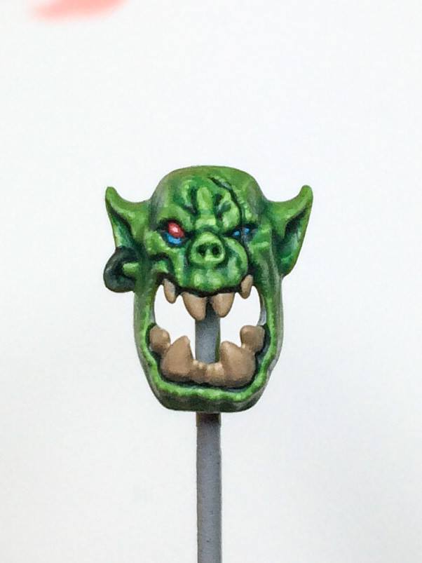 Daemon Inks Studios: Tutorial: Painting Orc/Ork/Orruk Skin By Chris