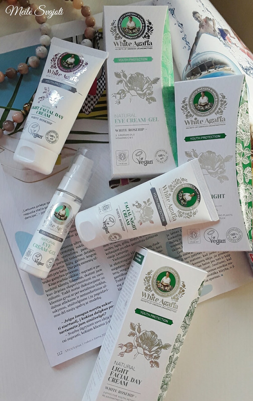 Viktorija Gruod Beauty Art: White Agafia jaunystės išsaugojimo linija ...