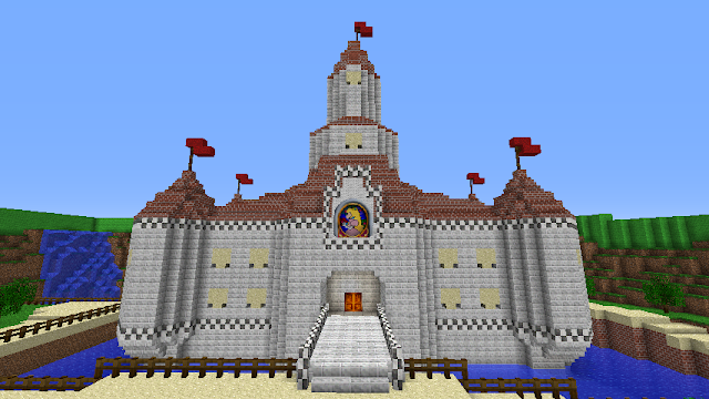 Fãs recriam o clássico Super Mario 64 em Minecraft