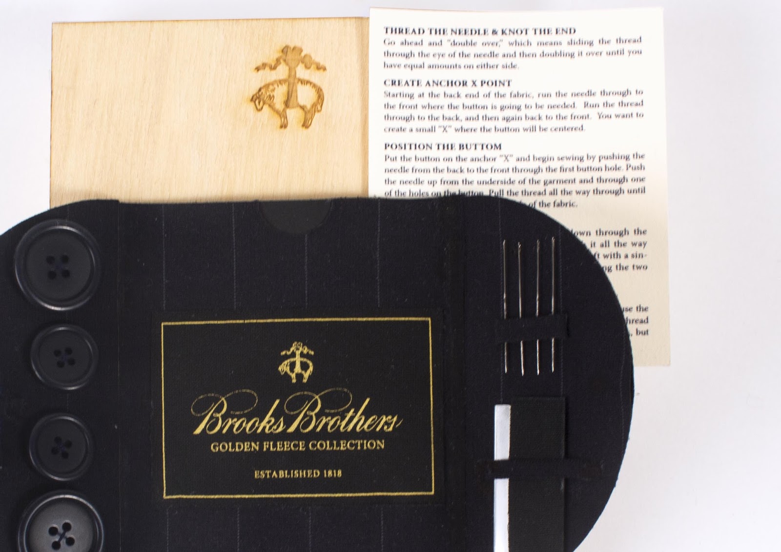 Brooks Brother Sewing Kit (Student Project) – Packaging Of The World