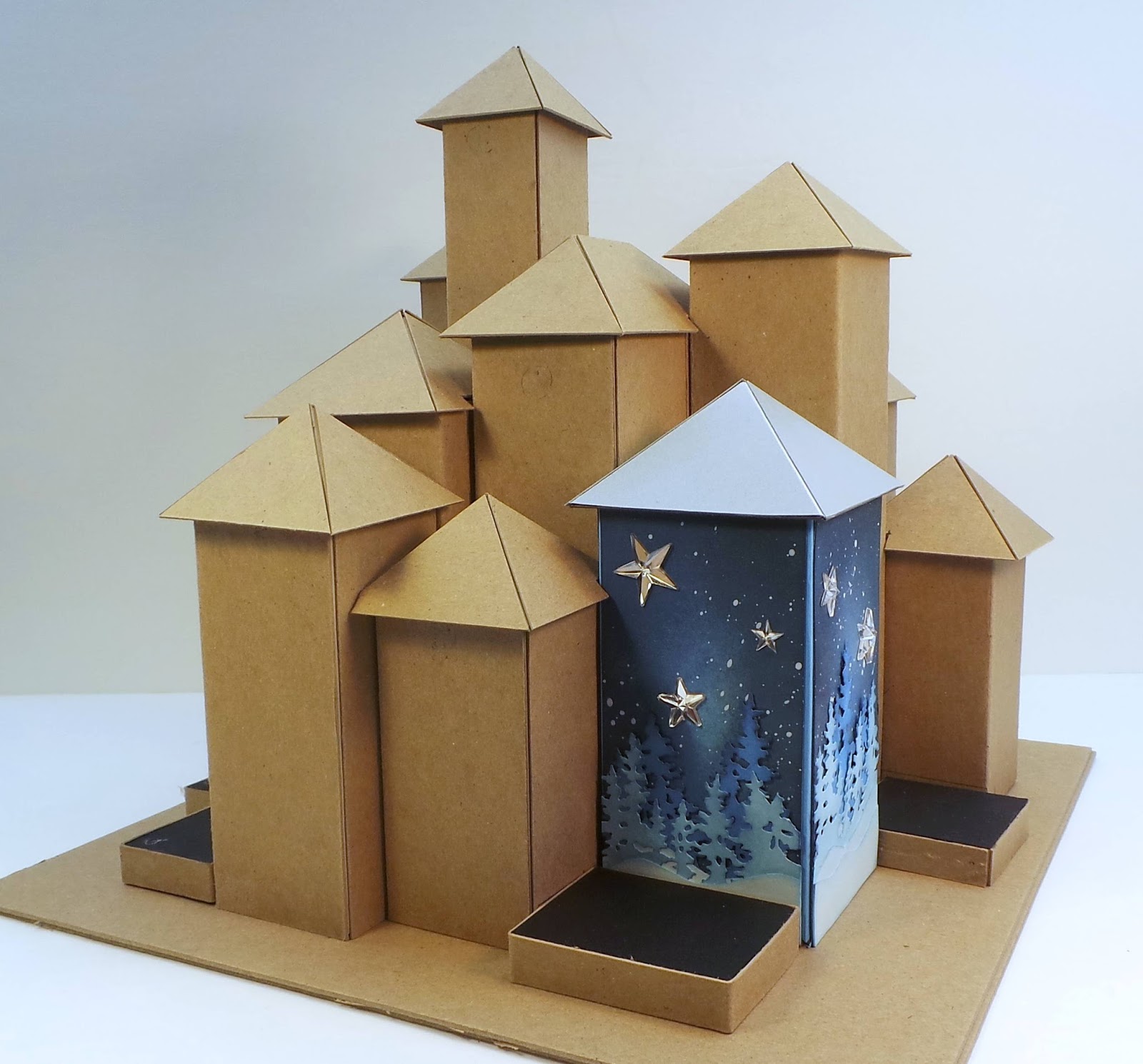 craft knife chronicles: Winter Village - Building One