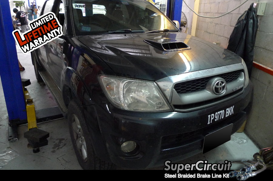 SUPERCIRCUIT Steel Braided Brake Lines: Toyota Hilux Vigo Steel Braided ...