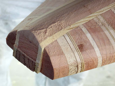 Wooden Surfboards: Tail blocks and finless fun