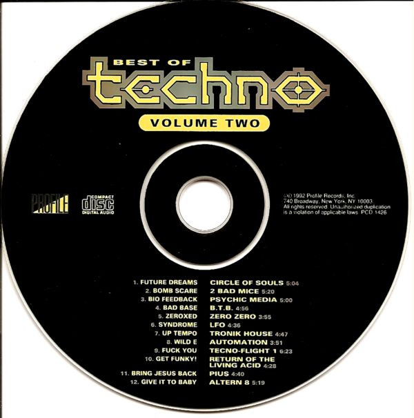tapes and tapes: VA - Best Of Techno - Volume 2 (Compilation) (Profile ...