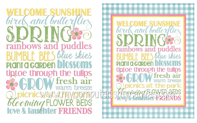 SPRING Subway Art is here! - My Computer is My Canvas