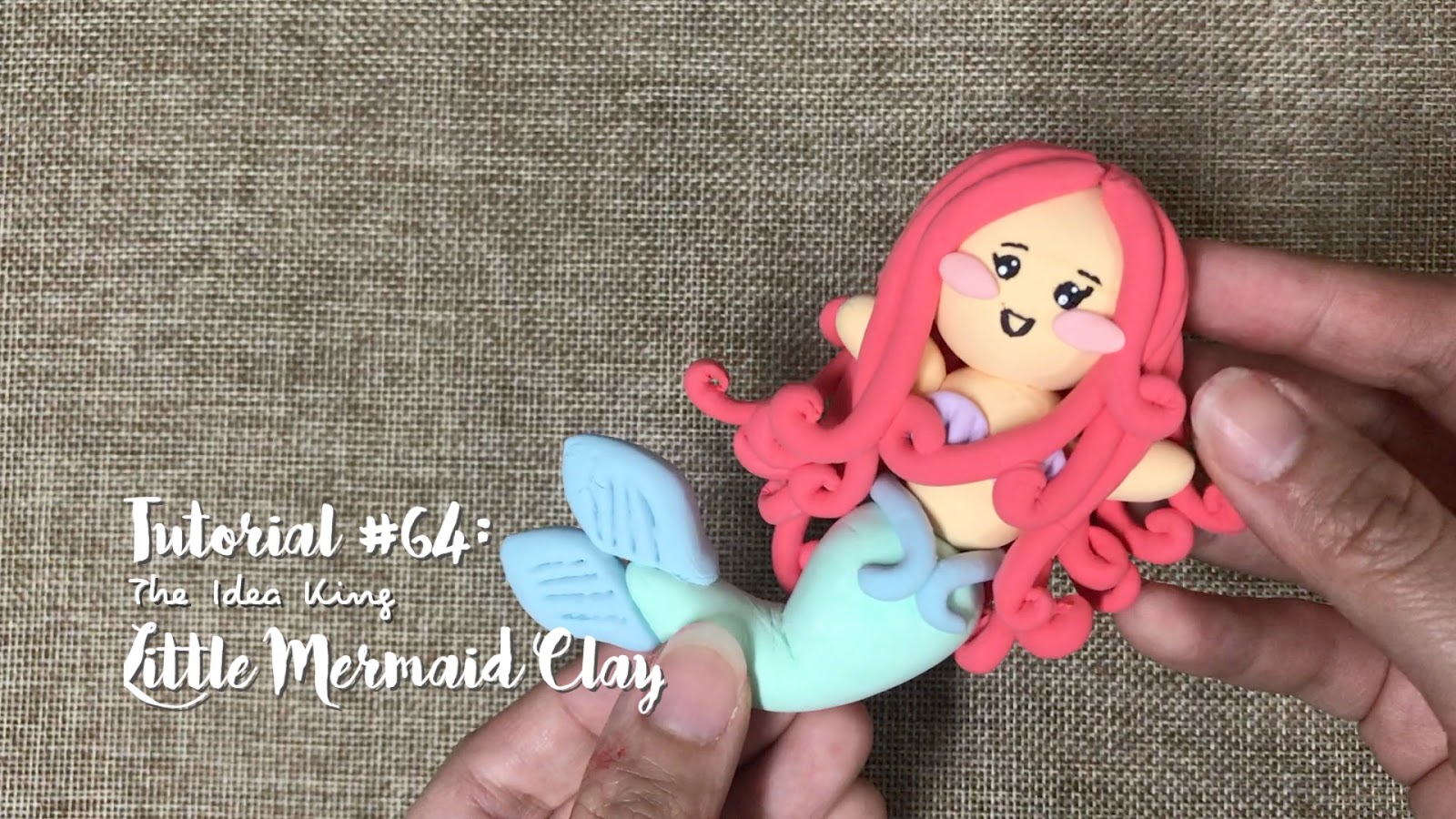 Tutorial #64: Little Mermaid Clay | The Idea King