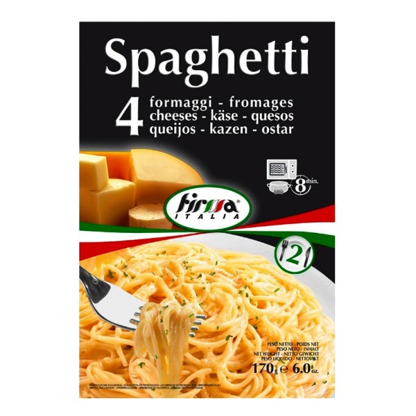 Spaghetti aos quatro queijos - Firma Italia