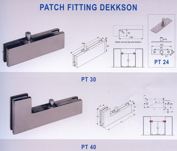 KUNCI DEKKSON: KATALOG KUNCI DEKKSON : PATCH FITTING DEKKSON