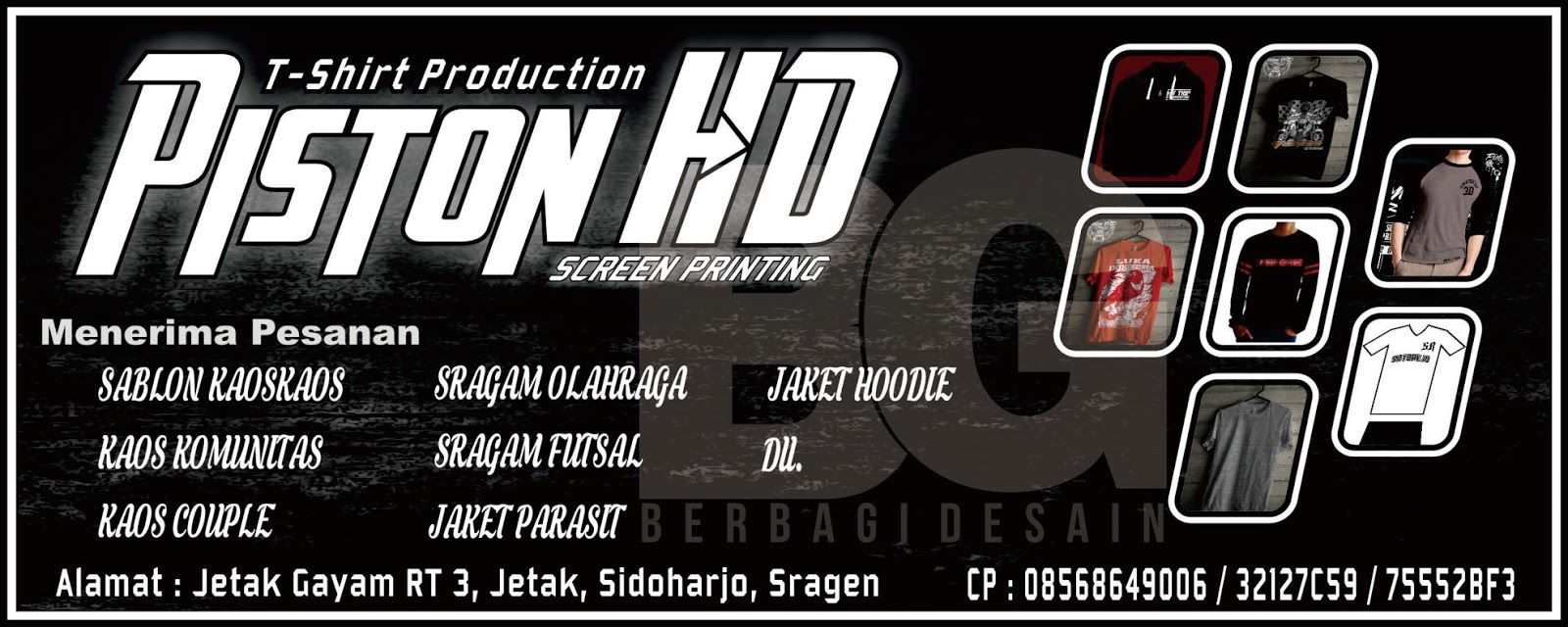 desain banner sablon | Berbagi Desain