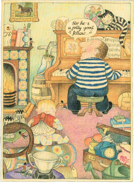 Pictures from an Old Book: "Burglar Bill" By Janet & Allan Ahlberg ...