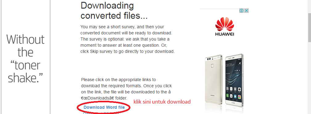 Cara Mudah Convert PDF Kepada Word Cara Mudah Convert PDF Kepada Word