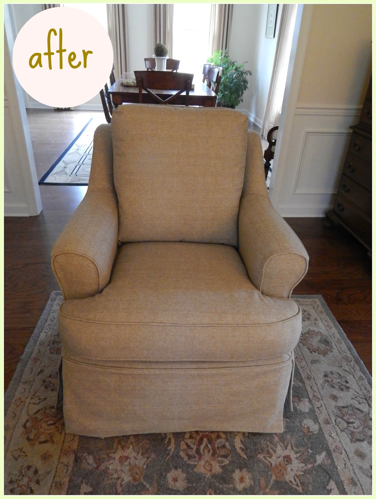Pam Morris Sews: Linen Club Chair