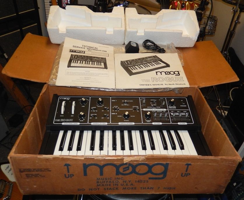 MATRIXSYNTH: Moog The Rogue Synth w Original Box SN 1463