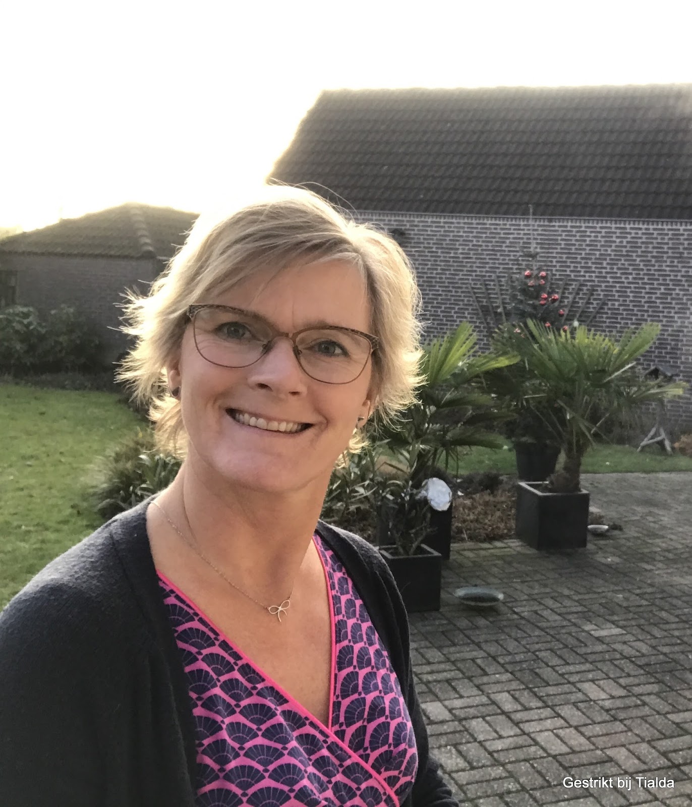 Gestrikt by Tialda: Megan Blue dress