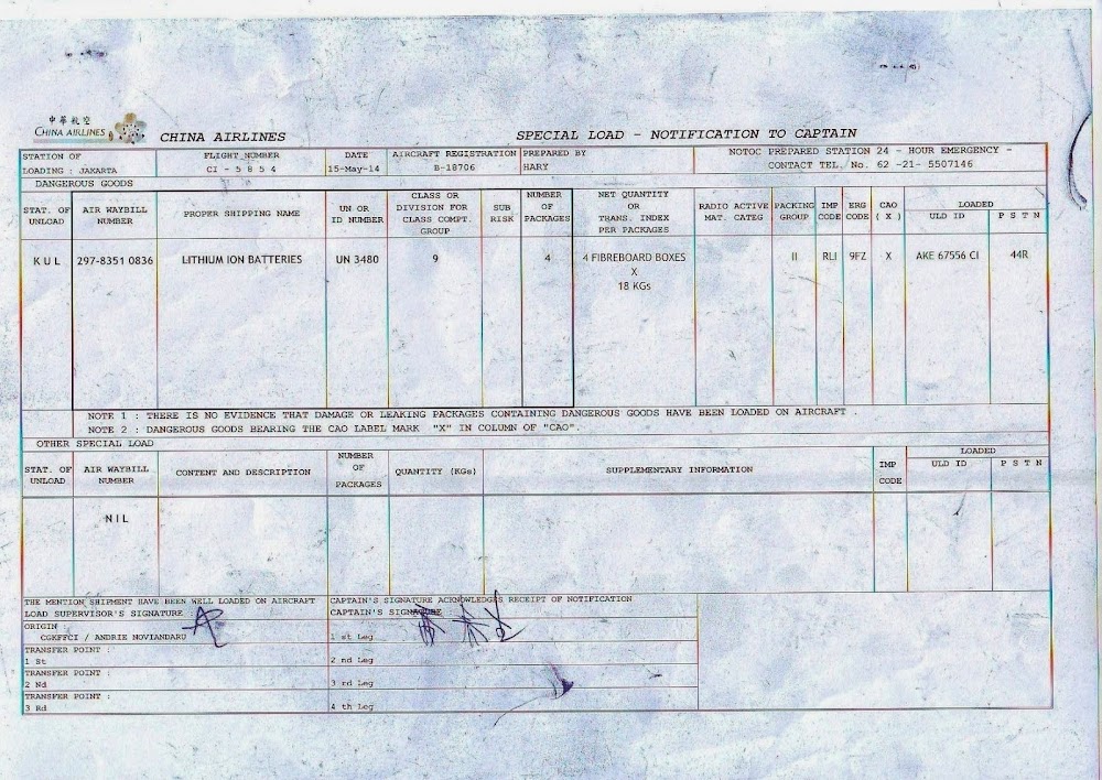 e-Learning CI: LITHIUM BATTERIES NOTOC+AWB
