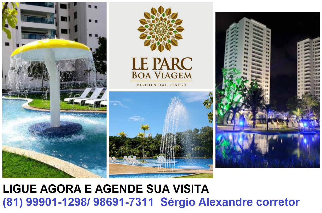 Le Parc Boa Viagem, preço de 3 e 4 quartos no melhor condomínio Home ...
