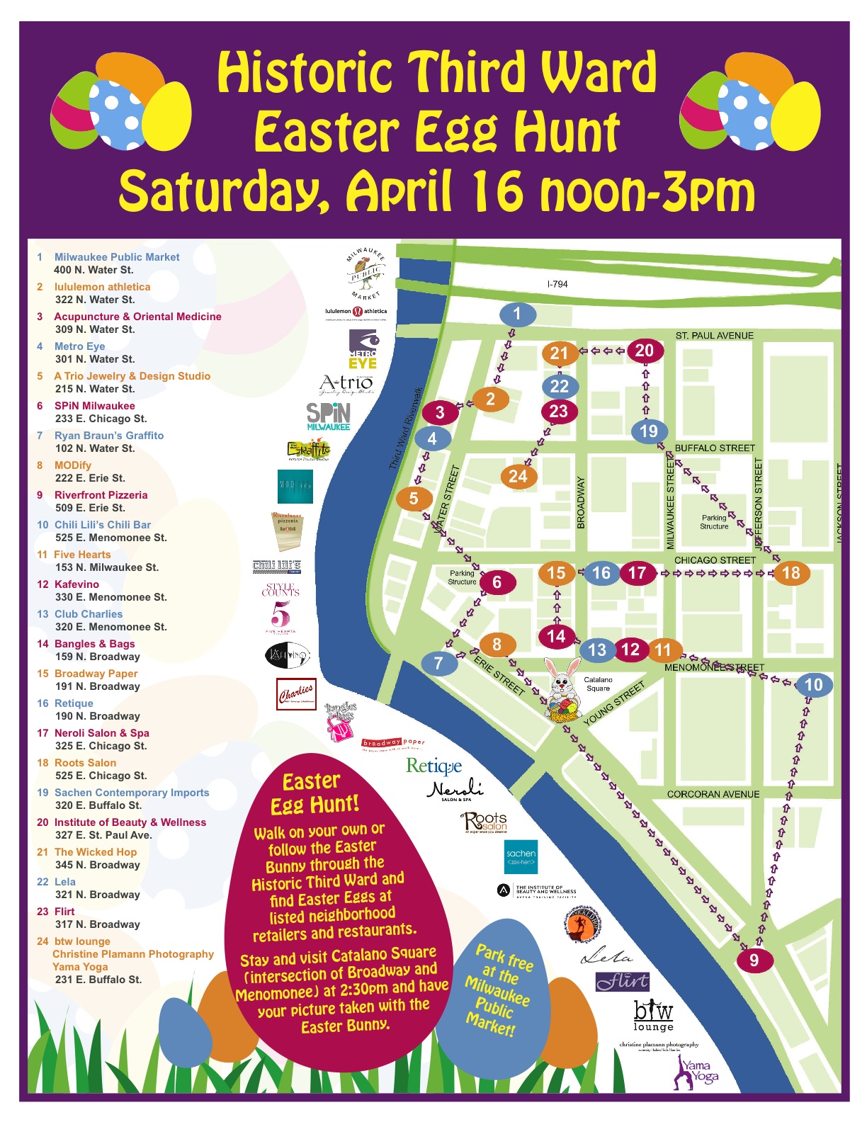 Broadway Paper: third ward easter egg hunt