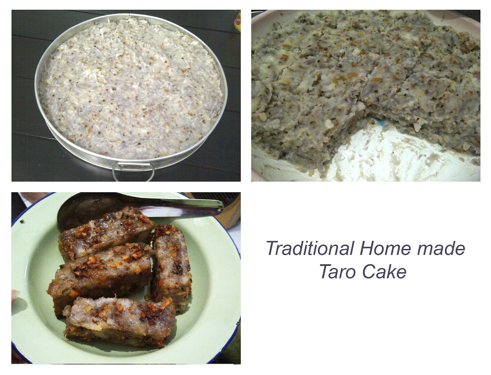 Home Made Taro Cake ~ L.O.V.E. Life