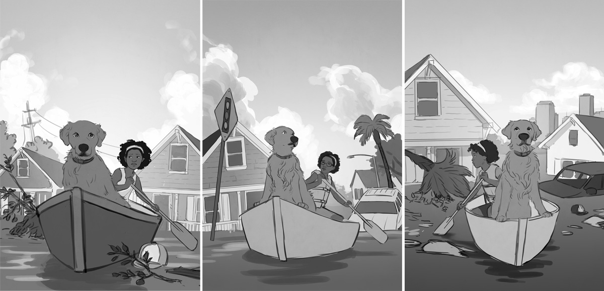 Kelley McMorris illustration: Ranger in Time: Hurricane Katrina Rescue