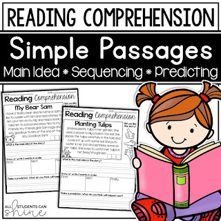 Reading Fluency & Comprehension - All Students Can Shine