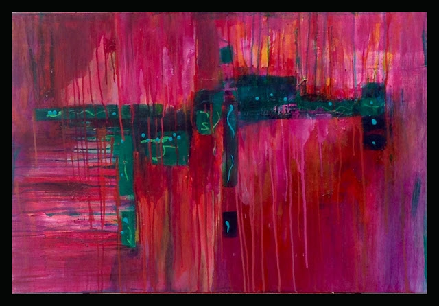 Daily Painters Abstract Gallery: Colorful, lively abstract for the ...