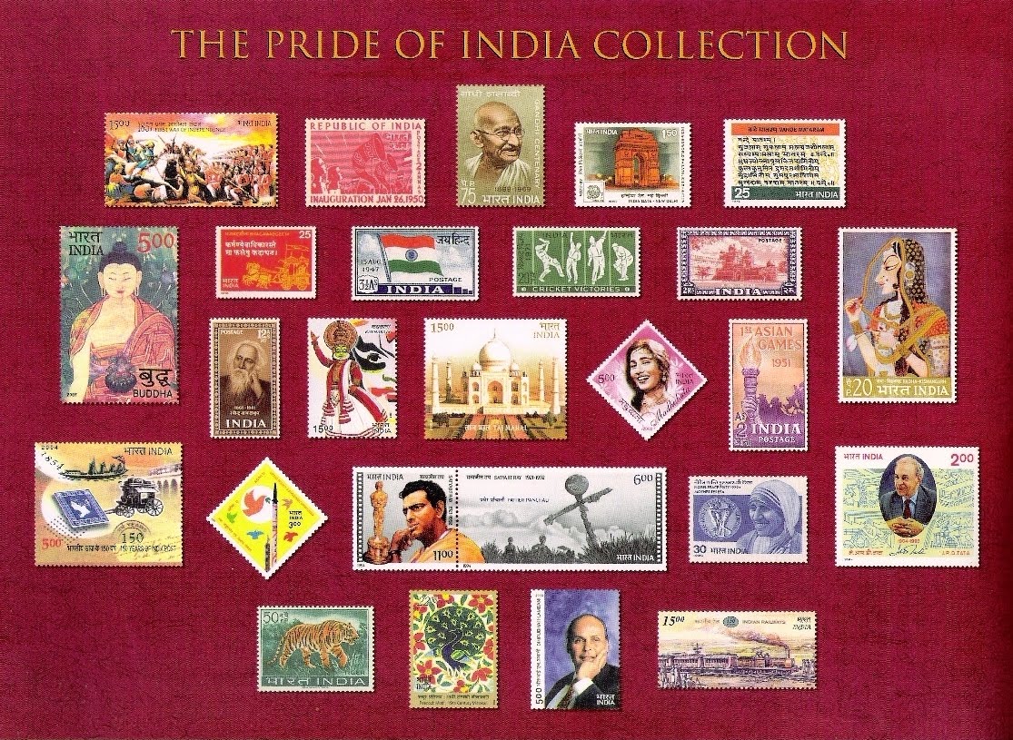 Se-tenant Stamps of India: Pride of India collection