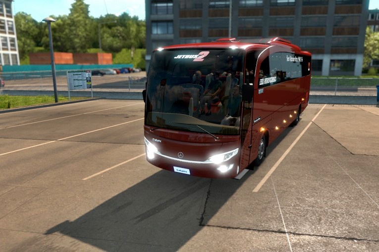 Euro Truck Simulator 2: Mercedes-Benz JetBus 2 Mod | Makes you happy