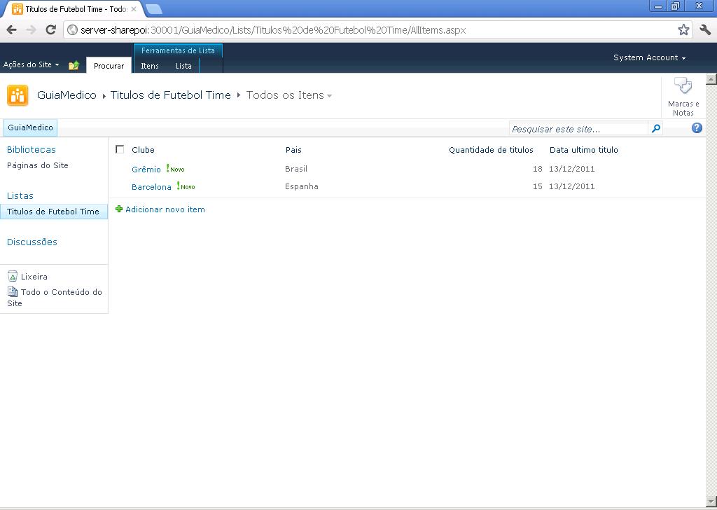 Stephany Henrique: Consultar listas do SharePoint 2010 com WebService